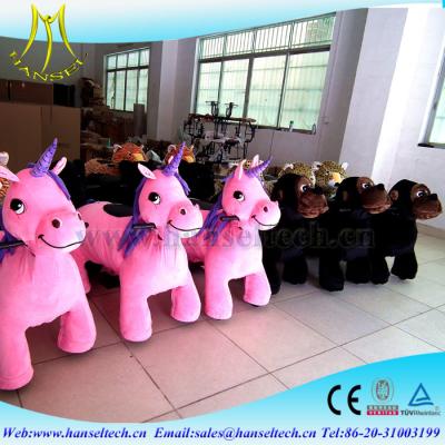 China Hansel high quality battery 4 wheels bikes coin op game amusment ride electronic baby swing motorized riding toys for sale