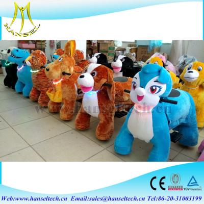China Hansel hot sale animal walking toys entertainment coin operated amusement park kids play machine rides for shopping mall for sale