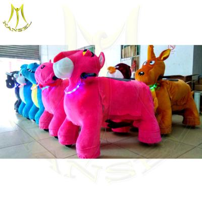 China Hansel battery coin rides for kids animal toy ride animal charging toy amusement park moving fun rides animal for sale