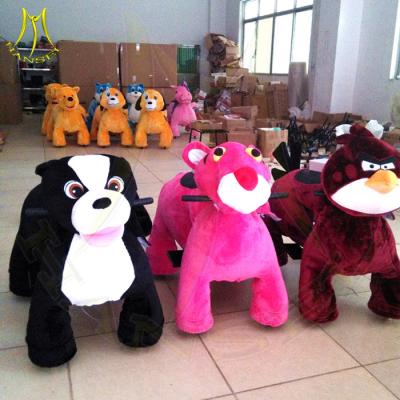 China Hansel hot sale battery childrens rides on toys amusenment park moving kiddie ride small train	fun rides animal for sale