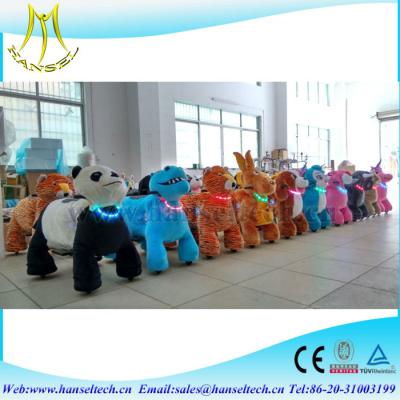 China Hansel coin operated gaming machines kids rides amusement machine kiddie ride time controller  moving car kangaroo for sale