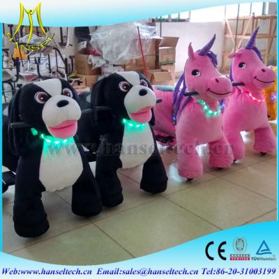 China Hansel cheap electric car for kids fair attractions amusement park trains rides for sale coin control box kiddie ride for sale