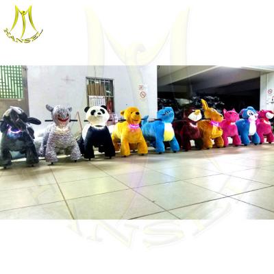 China Hansel entertain machine sale used for children rides coin operated kiddie movig ride for sale animal scooters for sale