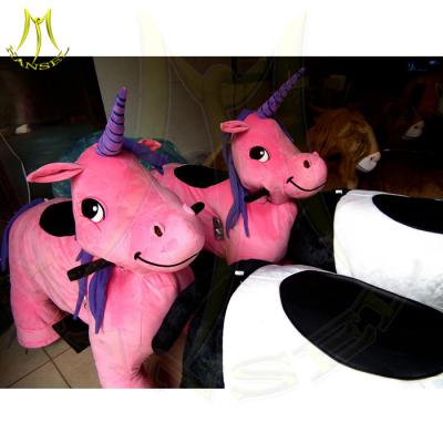 China Hansel kids rides for shopping centers kids play machineoutdoor spring rocking horse kids mechanical bull riding for sale