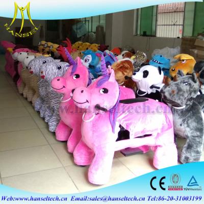China Hansel commercial game machine theme park games	kids rides for shopping centers	 kids play machine animal walking kidy for sale