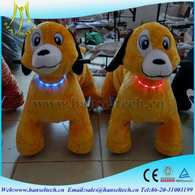 China Hansel battery electric riding animals motorized animal walking animals bike for sale amusement park riding for children for sale