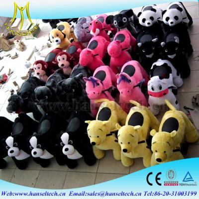 China Hansel amusement game machine children entertainment equipment	kiddie rides indoor and outdoor ride on party animal for sale