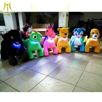 China Hansel fiberglass car for kids animal scooters toy rides for kids amusement park electronic games amusement park for sale