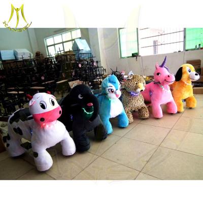 China Hansel fiberglass car for kids electronic games amusement park playground indoor play toy entertainment	walking animal for sale