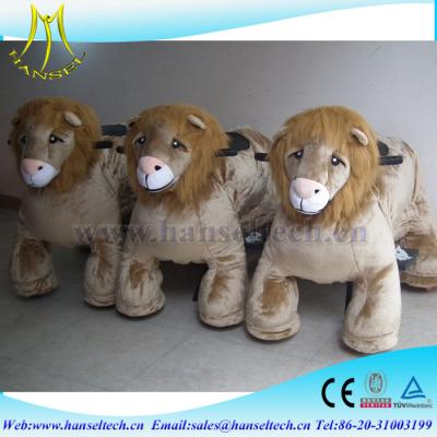 China Hansel playground equipment rocking kiddie rides car mini helicopter amusement ride electrical toy animal riding for sale