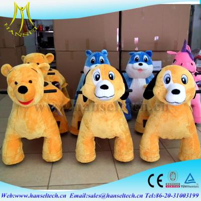 China Hansel childrens motorized toy car playground equipment rocking	bar amusement machine stuffed animal scooter ride for sale