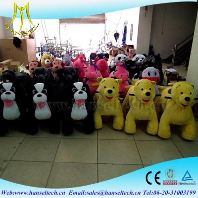 China Hansel coin operated kiddie rides for sale uk entertainment play equipmentrohs standard luck cow electric motorized for sale