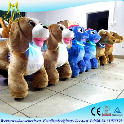 China Hansel rich toys rocking horse	amusment rides for sale	animal dog rides coin operated animal scooter ride for sale for sale