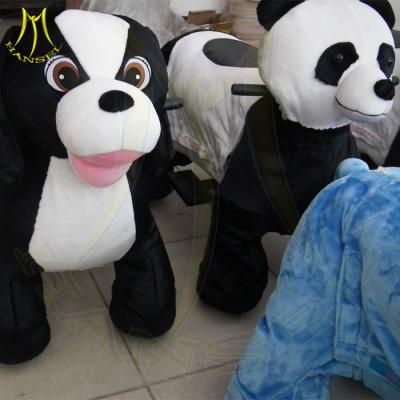 China Hansel amusement park rides battery coin operated game machine rocking motorcycle kids zippy pets for sales in mall for sale