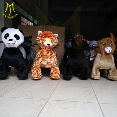 China Hansel kiddi rides amusement rides for sale coin operated kiddie rides mountable animals mechanical animals toys for sale