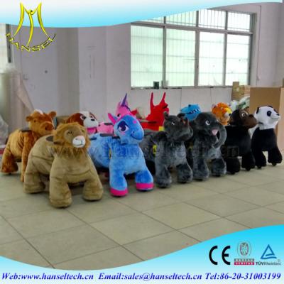 China Hansel cheap arcade games mechanical kids play park games4 wheel zippy scooter for kids cheap arcade games moving ride for sale