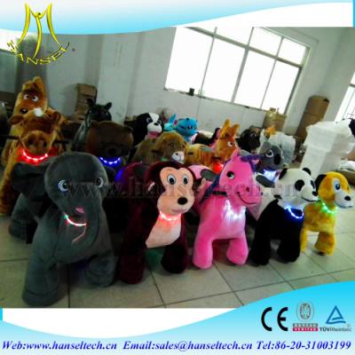 China Hansel electric toys to ride horse kiddie rides	kids rides on toy battery coin operated ride animals for supermarket for sale