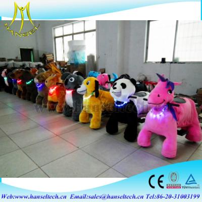 China Hansel ride on dinosaurs kiddie trains for sale	game centers machine kids ride on toys walking animals bikes for kids for sale