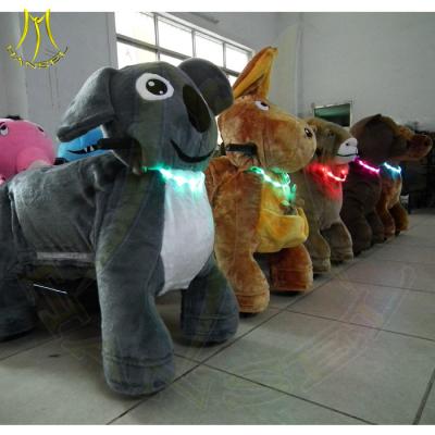 China Hansel electric riding animals walking animal bike battery animals car 4 wheels bike happy rides motorized animals rides for sale