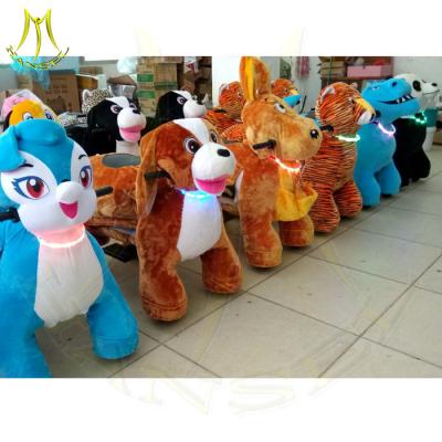 China Hanse battey coin operated game center animals electric toys toy rides on animals amusement park rides for shopping mall for sale