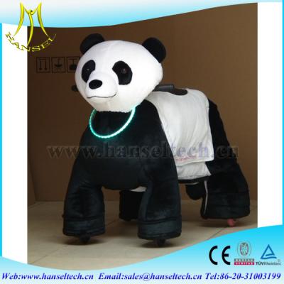 China Hansel battery coin operated game machine amusement park equipment kid ride shopping mall ride for sales aniaml toy ride for sale