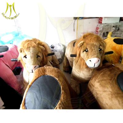 China Hansel indoor amusement park equipment game machine for children safari kids animal motorized rides zoo animal scooter for sale