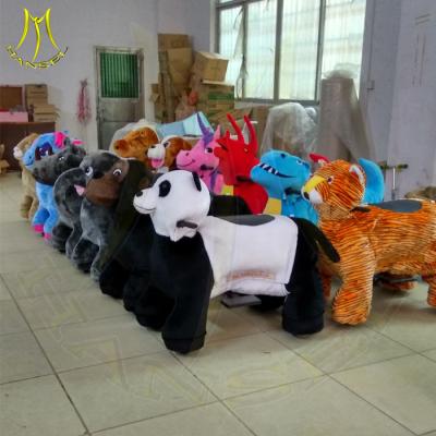 China Hansel animal electric ride for mall kids ride on unicorn toy electric elephant plush ride coin operated zippy motorized for sale