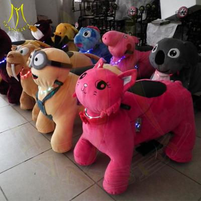 China Hansel train rides for kids electric stuffed animals adults can ride happy rides on animal inexpensive amusement park for sale