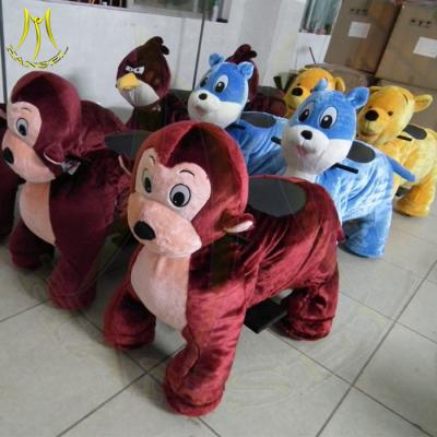 China Hansel electrical animal toy car walking dragon ride coin operated ride on animal toy coin operated dragon ride for sale