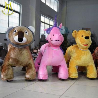China Hansel merry go round playground kiddie rides battery operated animal walking animal car rides walking animal scooter for sale
