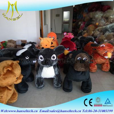 China Hansel coin operated mechanism china amusement ride electric dog walking machine mechanical walking animal bike for sale