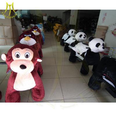 China Hansel kids indoor play equipment animal walking kidy commercial electric ride on train inexpensive amusement park rides for sale