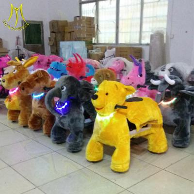 China Hansel animal scooter ride coin battery amusement park kid ride on toy kiddie ride for sale coin operated game machine for sale
