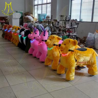 China Hansel commercial kid rides portable small merry go round carousel for sale ride on animals in shopping mall for sale