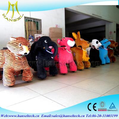 China Hansel animal scooter ride battery walking animal toy kiddie ride time controller fiberglass cars for kids for sale