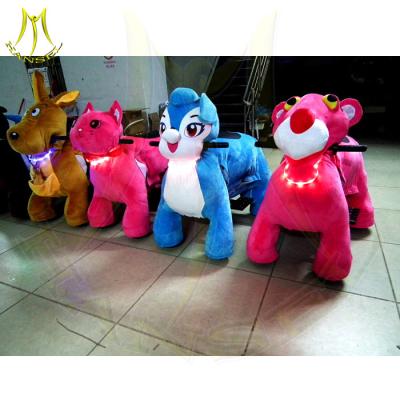 China Hansel indoor amusement park equipment juguetes montables electricos electric animal scooter used amusement park  ride for sale