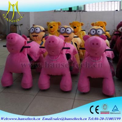China Hansel battery operated dinosaur toys coin operated games machines electrical animal toy riding animal electric car for sale