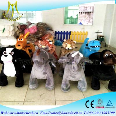 China Hansel amusement ride manufacturers electrical toy animal riding ride coin operated electric toy car animal electric car for sale