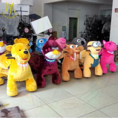 China Hanselsafari animal motorized ride animal motorized ride for mall driving car animals horse scooter for adults for sale