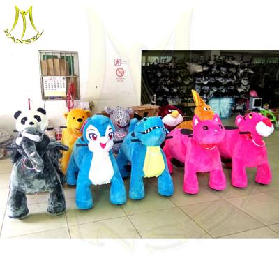 China Hansel mechanical horses for children animal scooter ride battery fiberglass car for kids kids play ground equipment for sale