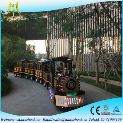 China Hansel wholesale amusement park facility mini train equipment Electric train for kids for sale