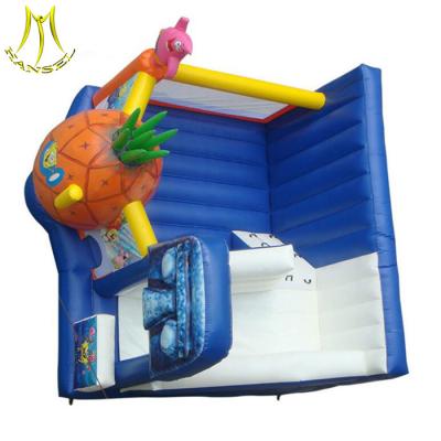 China Hansel colourful kids playing inflatable toy amusment park inflatable bouncers manufacturer for sale