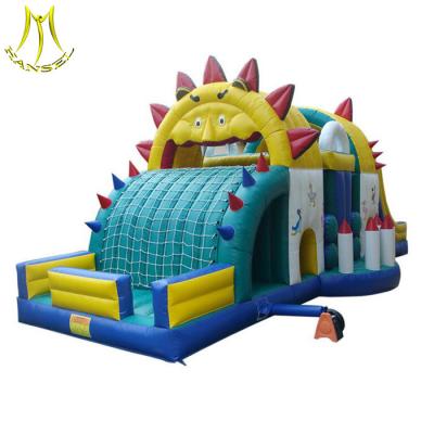 China Hansel hottest obstable course jumping inflatable kids jumping castle in guangzhou for sale