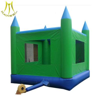 China Hansel Popular inflatable small slide jumping amusement park inflatable bouncers manufacturer for sale