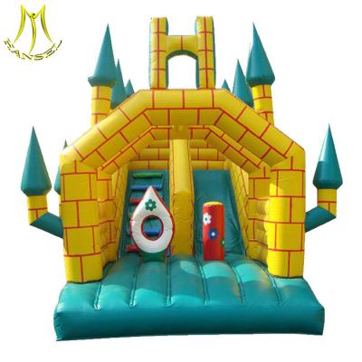 China Hansel china commercial inflatable bouncer with slide for inflatable games factory for sale