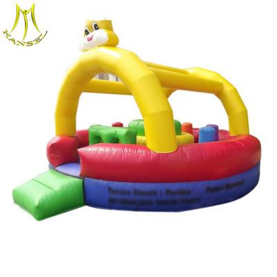 China Hansel hot selling commercial inflatable jumping bouncer castle inflatable playground manufacturer for sale