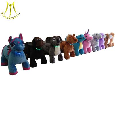 China Hansel  ride on panda toy electric plush animal 4 wheel zippy scooter for kids for sale