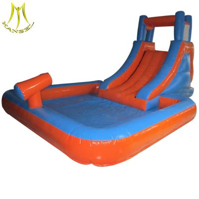 China Hansel  amusement park inflatable water park slides for kids with cheap price for sale