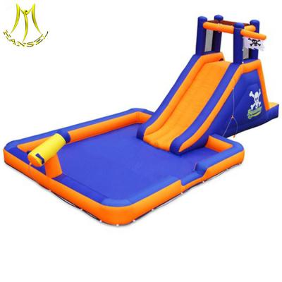 China Hansel attractions kids play area inflatable water park slide for kids playground for sale