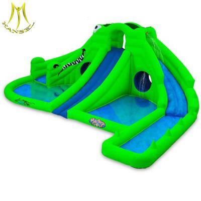 China Hansel high quality outdoor water park kids inflatable slide for children game center for sale